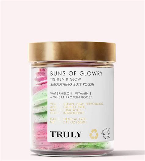 Truly Beauty Buns Of Glowry Smoothing Butt Polish Selección Premium