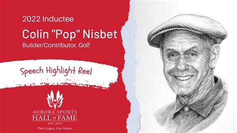 Colin Pop Nesbit Inductee Speech Highlight Youtube
