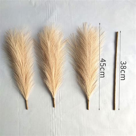 Faux Pampas Grass Large 100cm Tall Artificial Pompous Grass Pompass