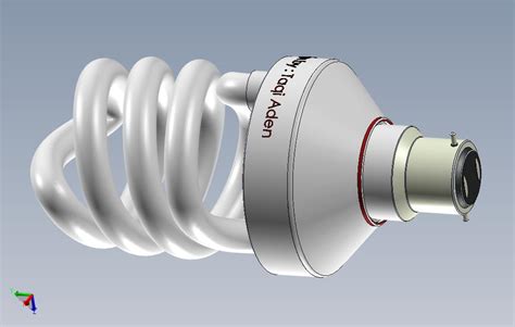 荧光灯 1 Solidworks 2011 模型图纸免费下载 懒石网
