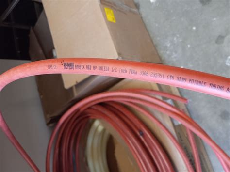 Red Uv Shield 12 Pex Tubing