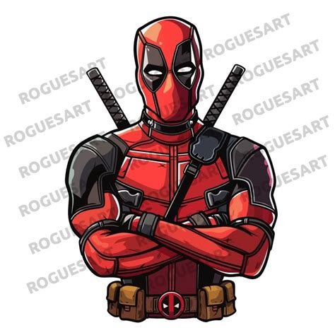 Deadpool Clipart Png  Digital Download Printable Sublimation