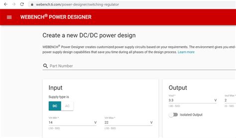 Webench Power Designer Error Upon Launching Power Management Forum