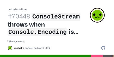 ConsoleStream ReadByte Throws When Console Encoding Is UTF Issue Dotnet