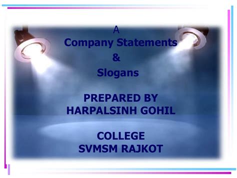 Company Statements And Slogans By Harpalsinh Gohil Pdf Citigroup Banks