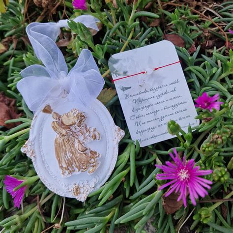 Подарък за Бебе или Дете Гривна Сърце от Седеф и Злато 14К Ангелски З