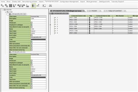 Terminal Block Table Connection Order Incorrect Skycad