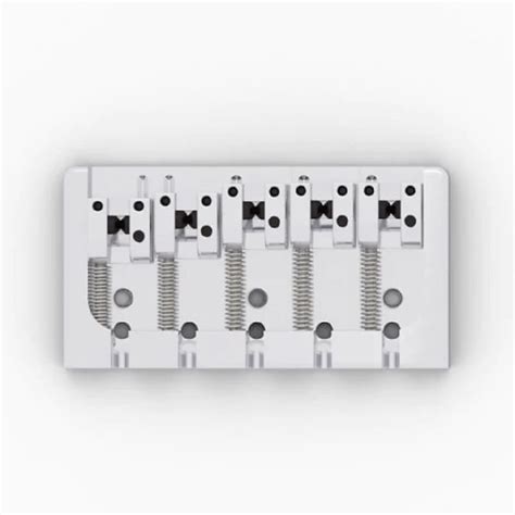 Hipshot 5 String A Brass Bass Bridge 669 17mm String Reverb