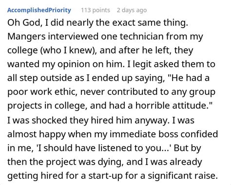 Man Is Shocked To Receive Call From Hr Asking For A Reference Check On Notoriously Lazy Ex