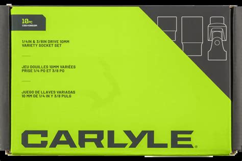 Multi Drive Chrome Socket Sets Metric Carlyle Tools