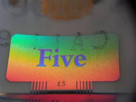NEW KING CHARLES Hologram CA ERROR POLYMER 5 POUND NOTE Uncirculated