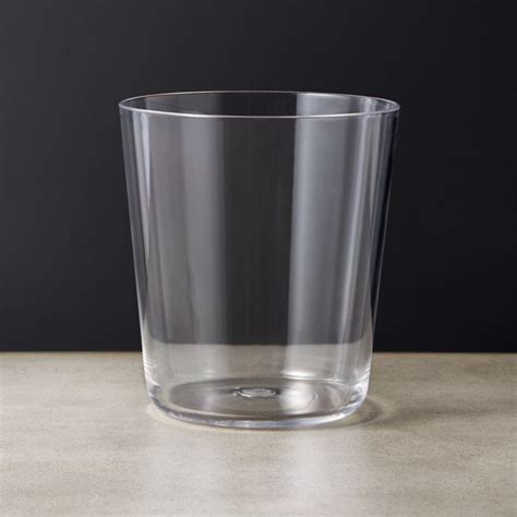 Chill Acrylic Double Old Fashioned Outdoor Glasses Set Of 8 Reviews Cb2