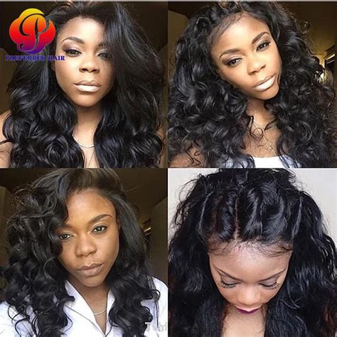 180 Density Brazilian Loose Body Wave Lace Front Wig Glueless Full Lace