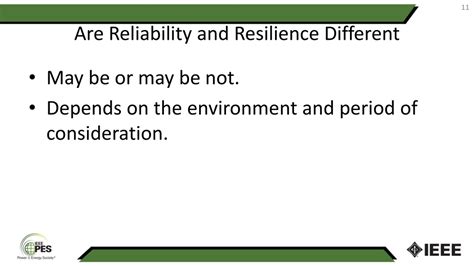 Ppt Reliability And Resilience Exploring The Relationship Powerpoint
