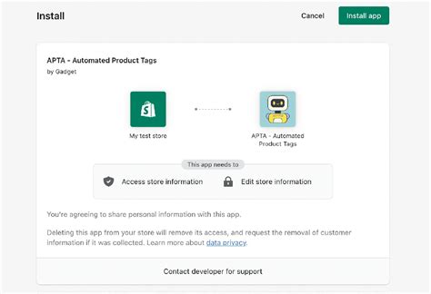 Install Shopify Apps Nextsky
