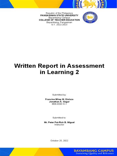 20 Francine And Jonathan Grading And Report 1 Pdf