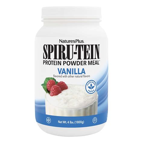 Naturesplus Spiru Tein Protein Powder Meal Vanilla 60 Servings