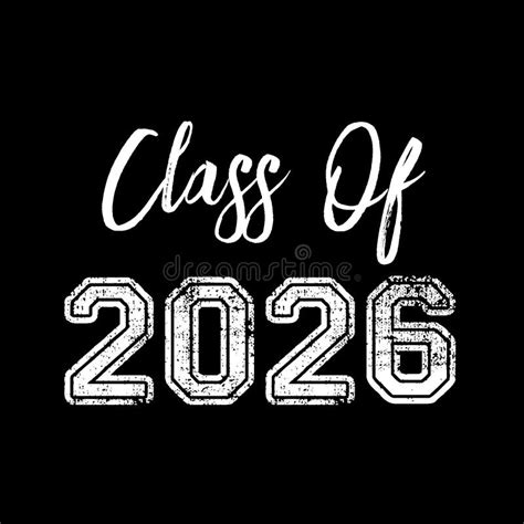 Class Of 2026 Vector T Shirt Design Class Graduate Stock Vector