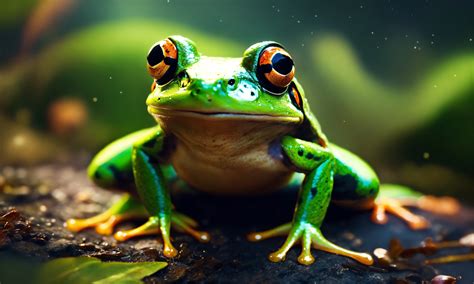 Lexica Epic Beautiful Shot Of The Ultra Cute Frog Prince Dark