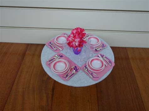 Gloriabarbie Size Doll House Furniture94011 Dining Room Play Set Ebay