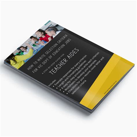 Teacher Aide Key Selection Criteria Examples And Guide Victorian Dept Of Education Roles