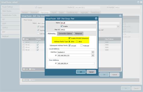 Basic Mp Bgp Lab Cisco Router Palo Alto Fortinet