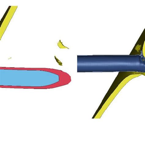 Penetration Process Of Free Flight Rocket At 0°angle Of Attack A 0 2