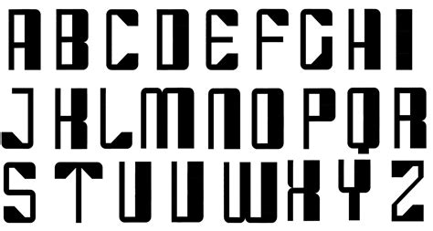 Modular Alphabet Behance