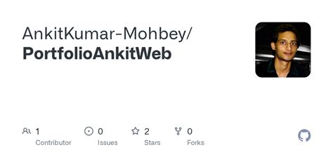 Github Ankitkumar Mohbeyportfolioankitweb