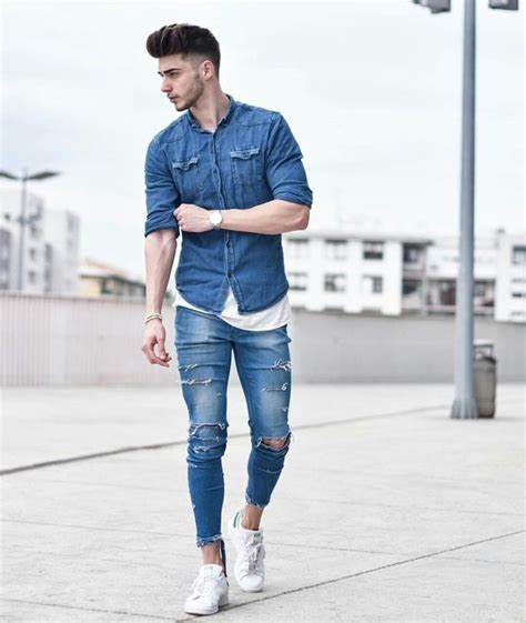 Total 31 Imagen Outfit Con Mezclilla Hombre Abzlocal Mx