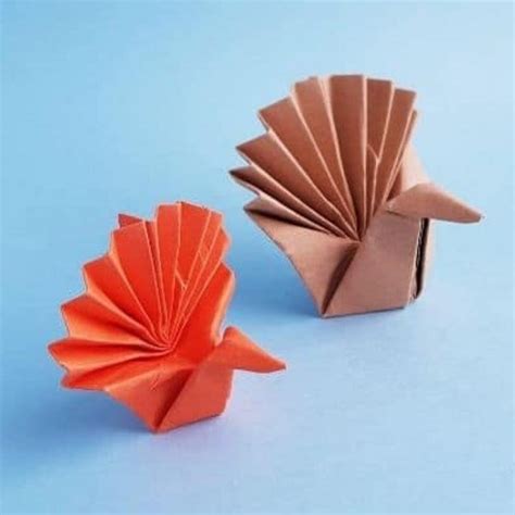 Origami Thanksgiving Crafts Gathering Beauty