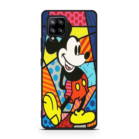 Mickey Mouse Romero Britto Art Samsung Galaxy A12 Case Caselone