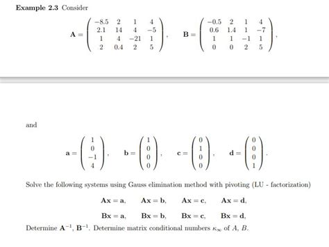 Solved Example 22 ﻿determine Matrix L Of Cholesky