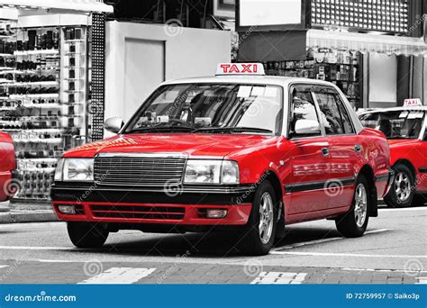 Taxis Hong Kong Stock Image Image Of Taxicab Hong 72759957