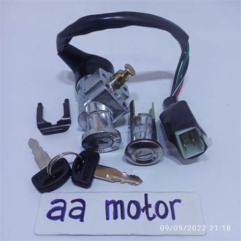 Honda Astrea Prima Ignition Key Assy Set Shopee Malaysia