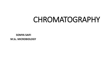 Chromatography Pptx