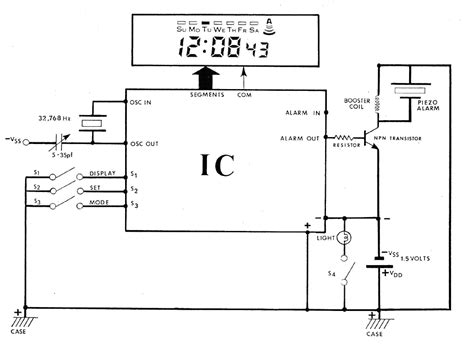 Lcd Watch Piezo Circuit Need Some Advice Electronic Components