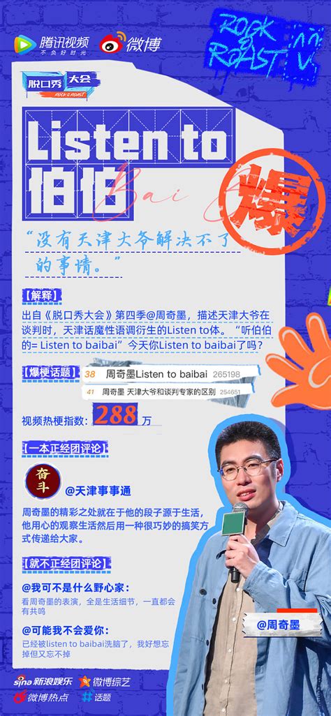 脱口秀大会官微 的个人主页 微博