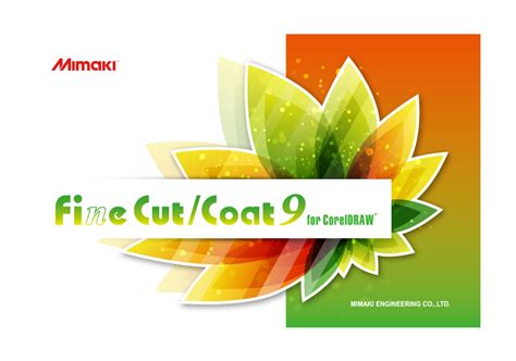 FineCut Coat9 For CorelDRAW Software MIMAKI INDIA PRIVATE LIMITED