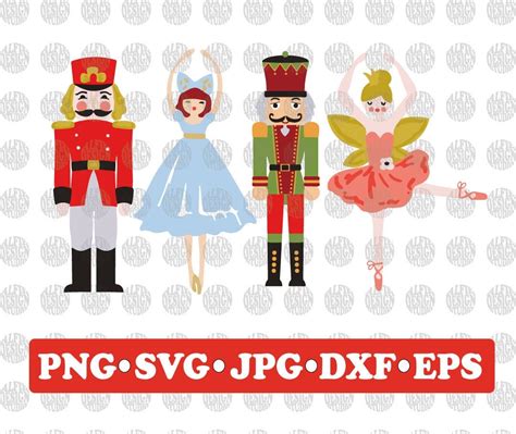 Nutcracker Svg Ballet Nutcrackers Svg Ballet Clipart  Personal