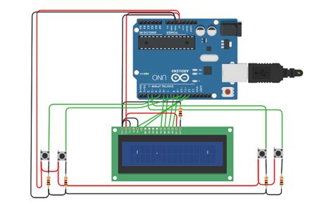 circuit design arduino ping pong game tinkercad