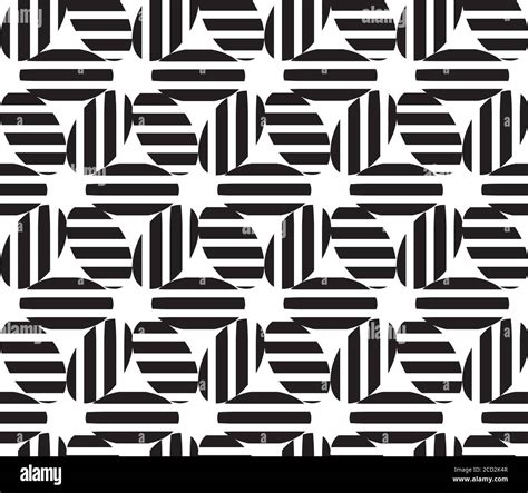Seamless Pattern With Horizontal And Vertical Black Segmentsellipse