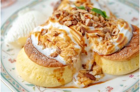 新作キャラメルナッツスフレパンケーキ人気！豊橋ちろる庵 新作メニューやイベントの様子をご紹介するブログ 豊橋市の地域密着カフェ