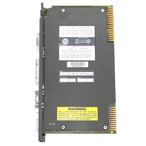 Dc Analog Servo Controller Module Plc 5 Series Allen Bradley 1771 Hsn