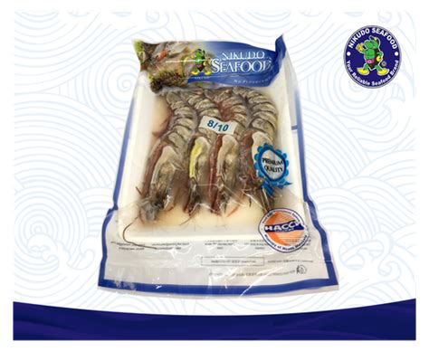 Sea Tiger Prawn 8 10 Pcs Kg ±4pcs Pkt ±500gm Wild Caught At Sea