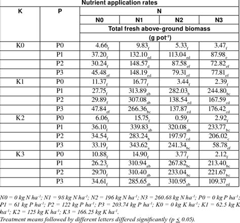Interaction Effects Of Nitrogen Phosphorus And Potassium Application
