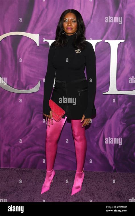 New York Usa 15th Feb 2024 Lyala Jones Attending Tyler Perrys Mea