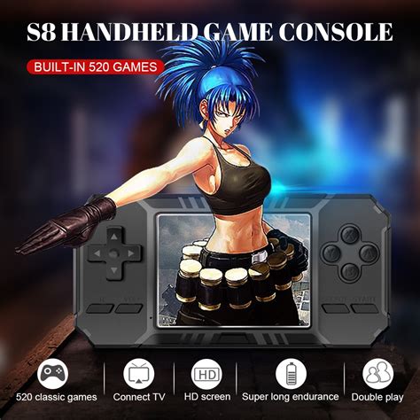 console De GB Handheld game Polegadas Construído Em Jogos Para Vários Simuladores x