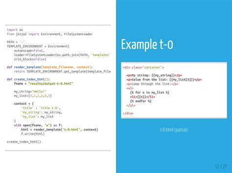 Python Templating Engine Intro To Jinja Pdf Programming Languages