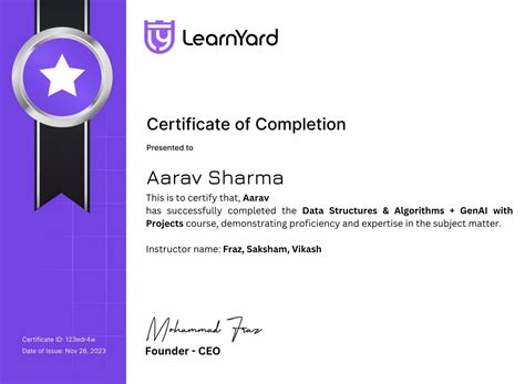 Live Dsa Course Learnyard